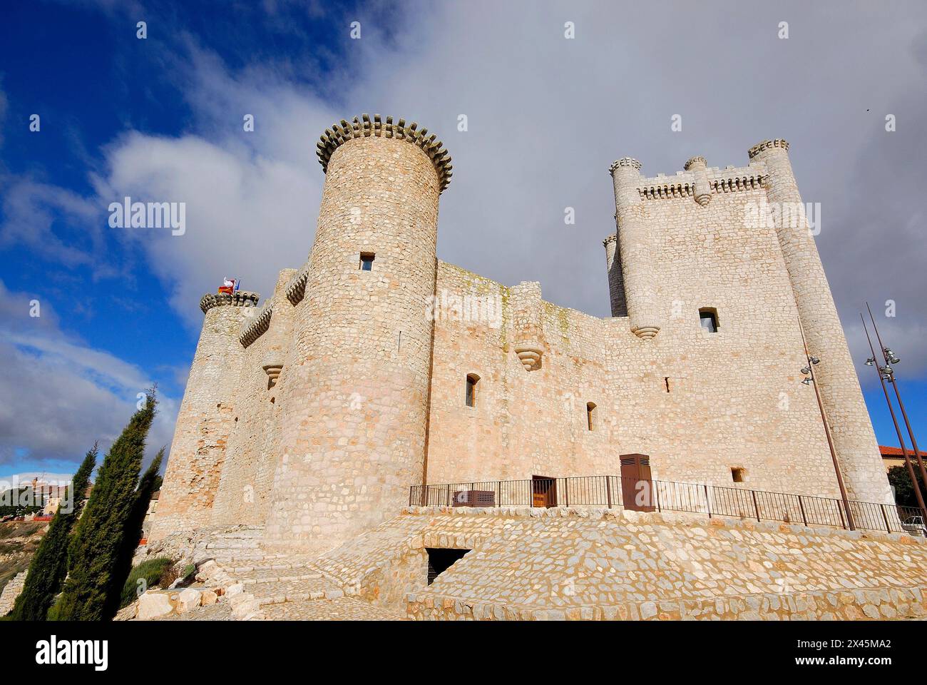 Castle of Torija, Guadalajara, Spain Stock Photo - Alamy