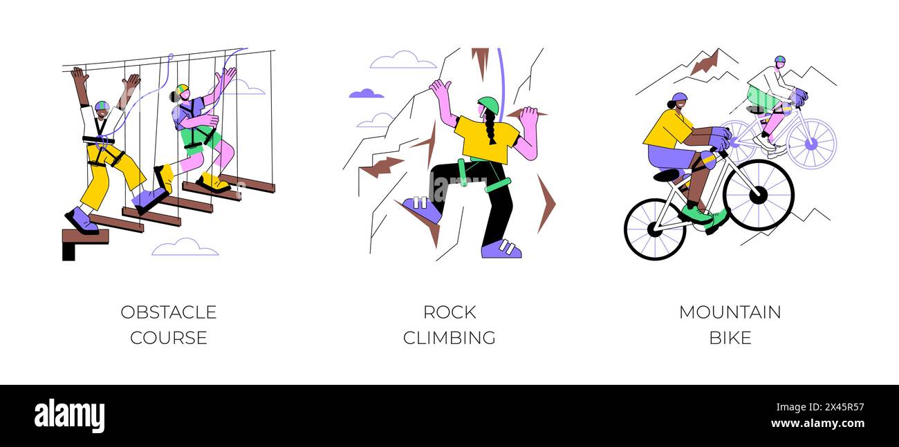 Leisure activities cartoon Cut Out Stock Images & Pictures - Alamy