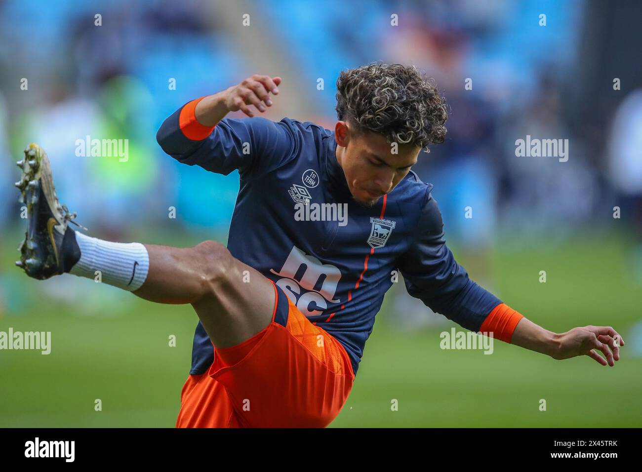 Jeremy Sarmiento of Ipswich Town in the pregame warmup session during the Sky Bet Championship ...