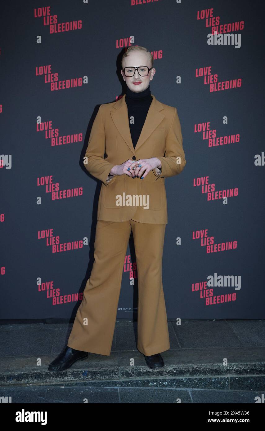 Jamie Windust attending a gala screening of Love Lies Bleeding at the ...