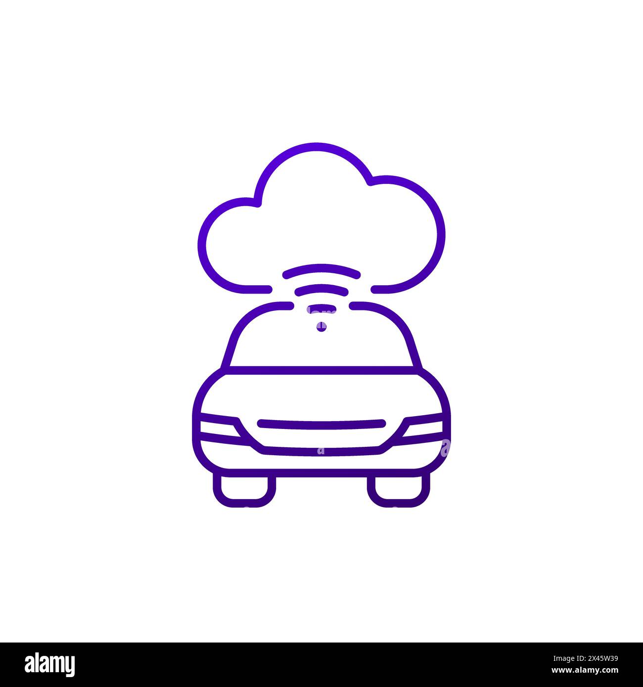 Cloud technologies line icon Stock Vector Images - Alamy