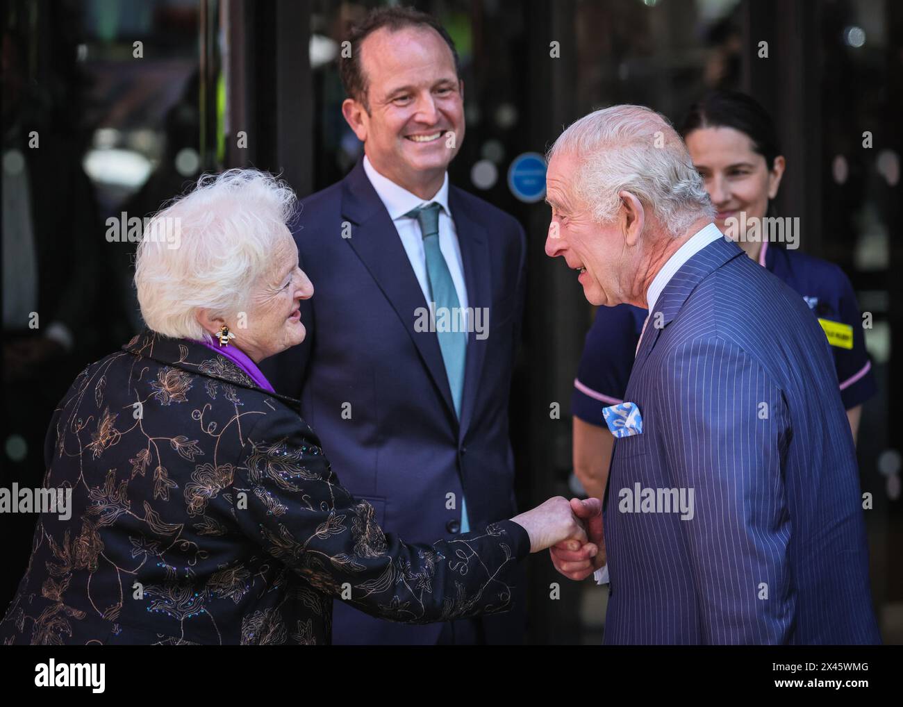 London, UK. 30th Apr, 2024. HRH King Charles III and HRH Queen Camilla ...