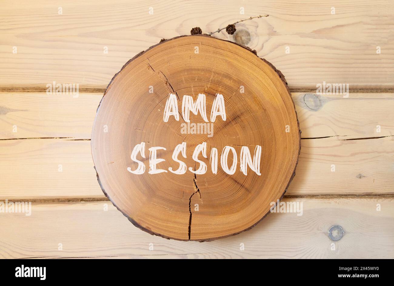 AMA ask me anything session symbol. Concept words AMA ask me anything ...