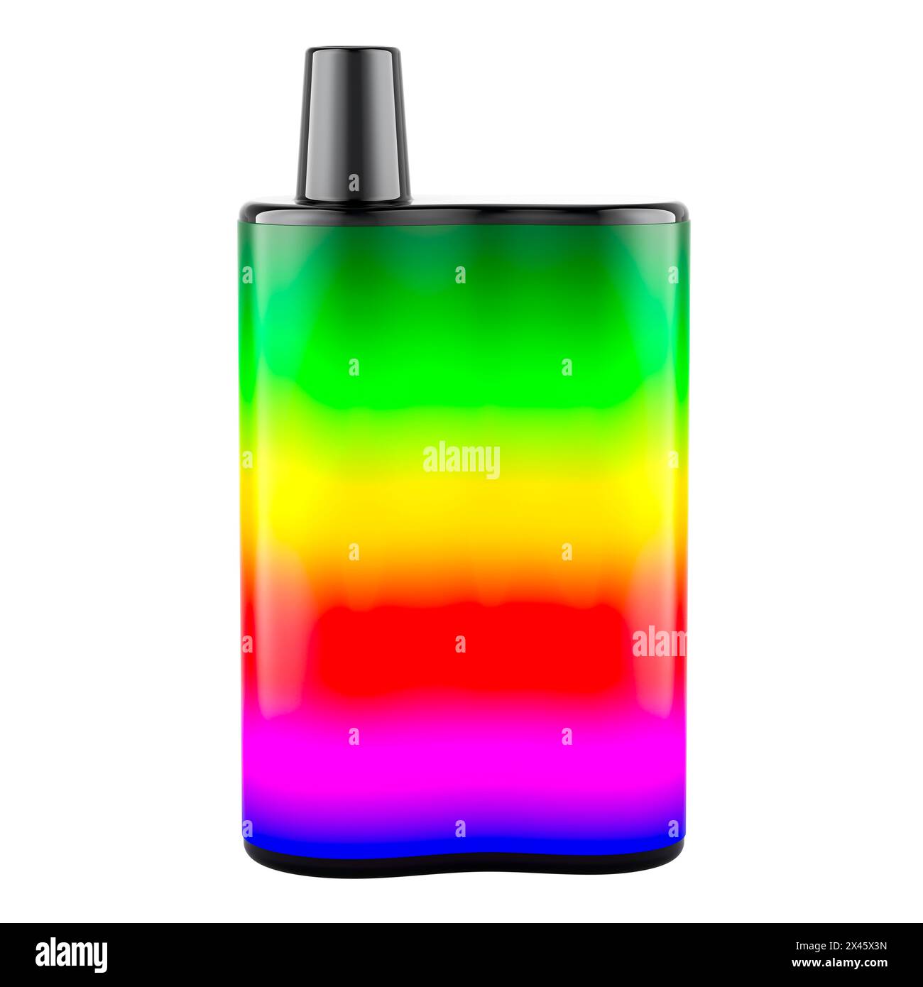 Disposable electronic cigarette, 3D rendering. 3D rendering isolated on ...
