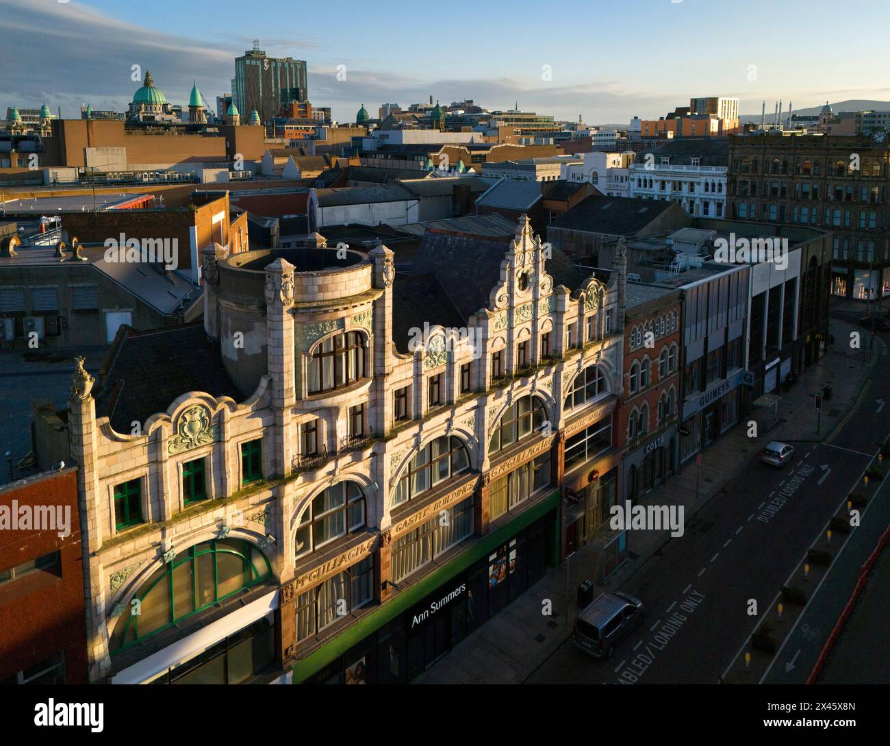 Castle Buildings in Belfast city centre Stock Photo - Alamy