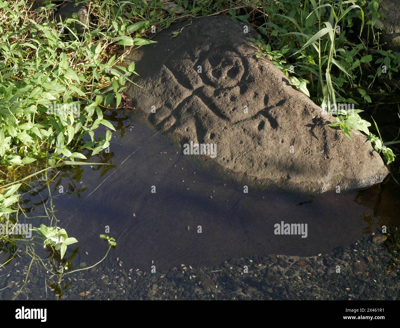 Amerindians engraved rocks hi-res stock photography and images - Alamy