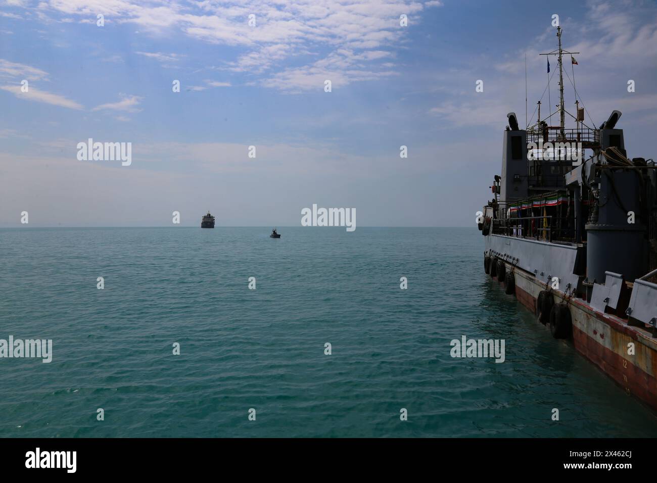 April 29, 2024, Persian Gulf, Bushehr, Iran: A view of the Persian Gulf ...