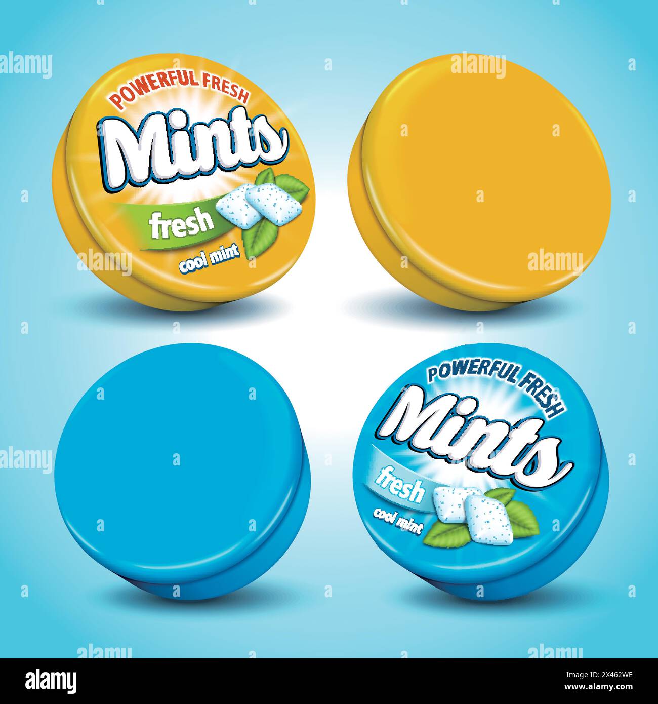 Gum package Stock Vector Images - Alamy