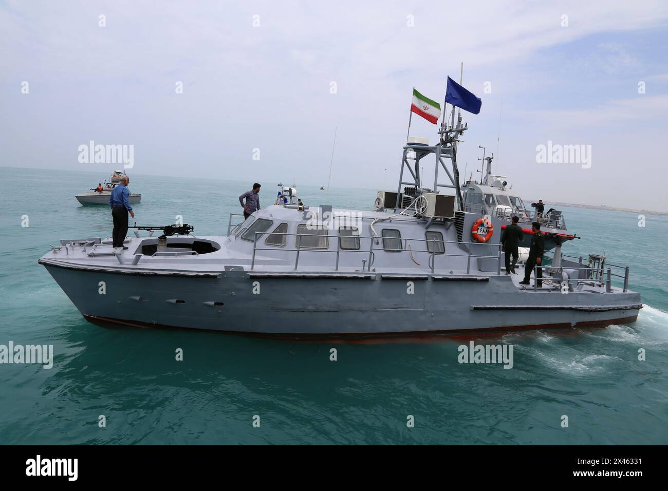 April 29, 2024, Persian Gulf, Bushehr, Iran: An Islamic Revolutionary ...