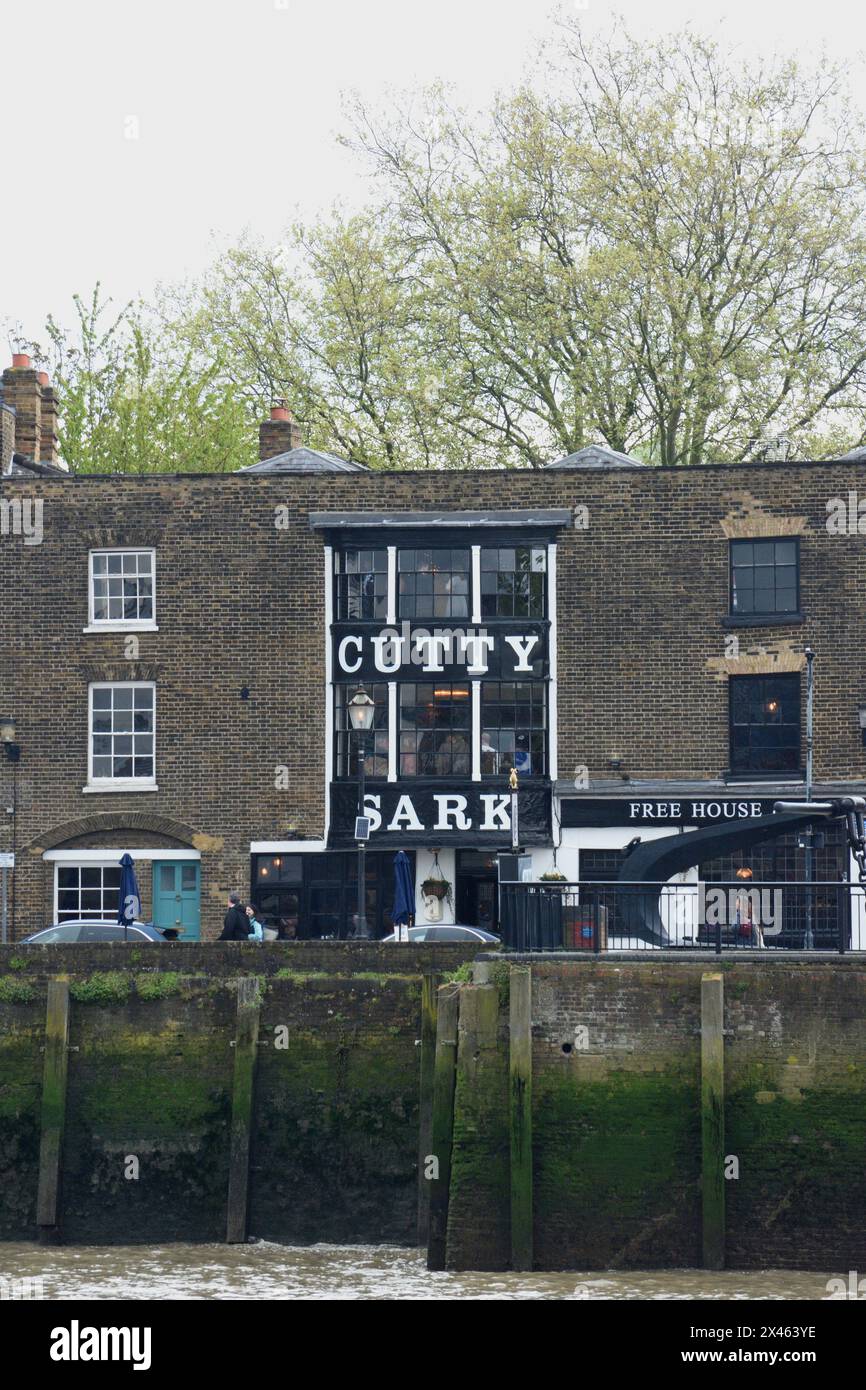 The Cutty Sark is an English Georgian riverside pub on the River Thames ...