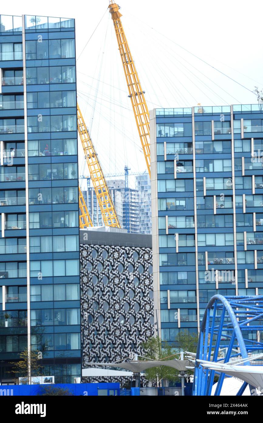 Greenwich Riverside Peninsula on the River Thames. Greenwich. London ...