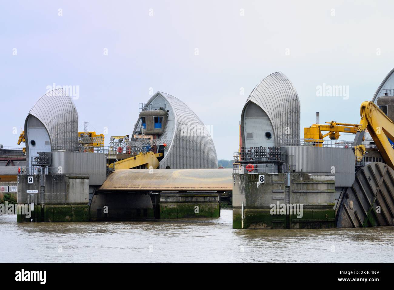 Thames Barrier is one of the largest movable flood barriers in the ...