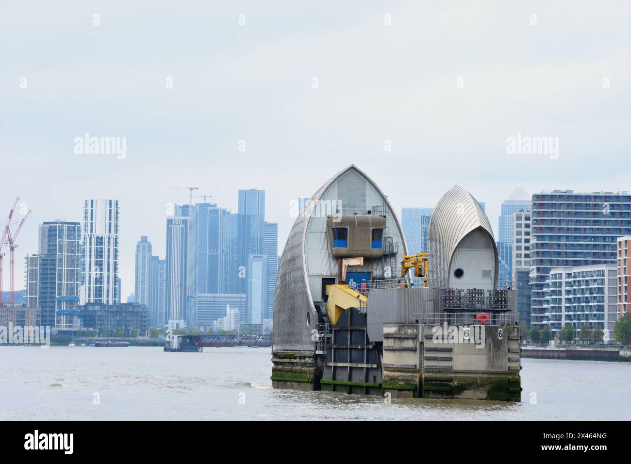 Thames Barrier is one of the largest movable flood barriers in the ...