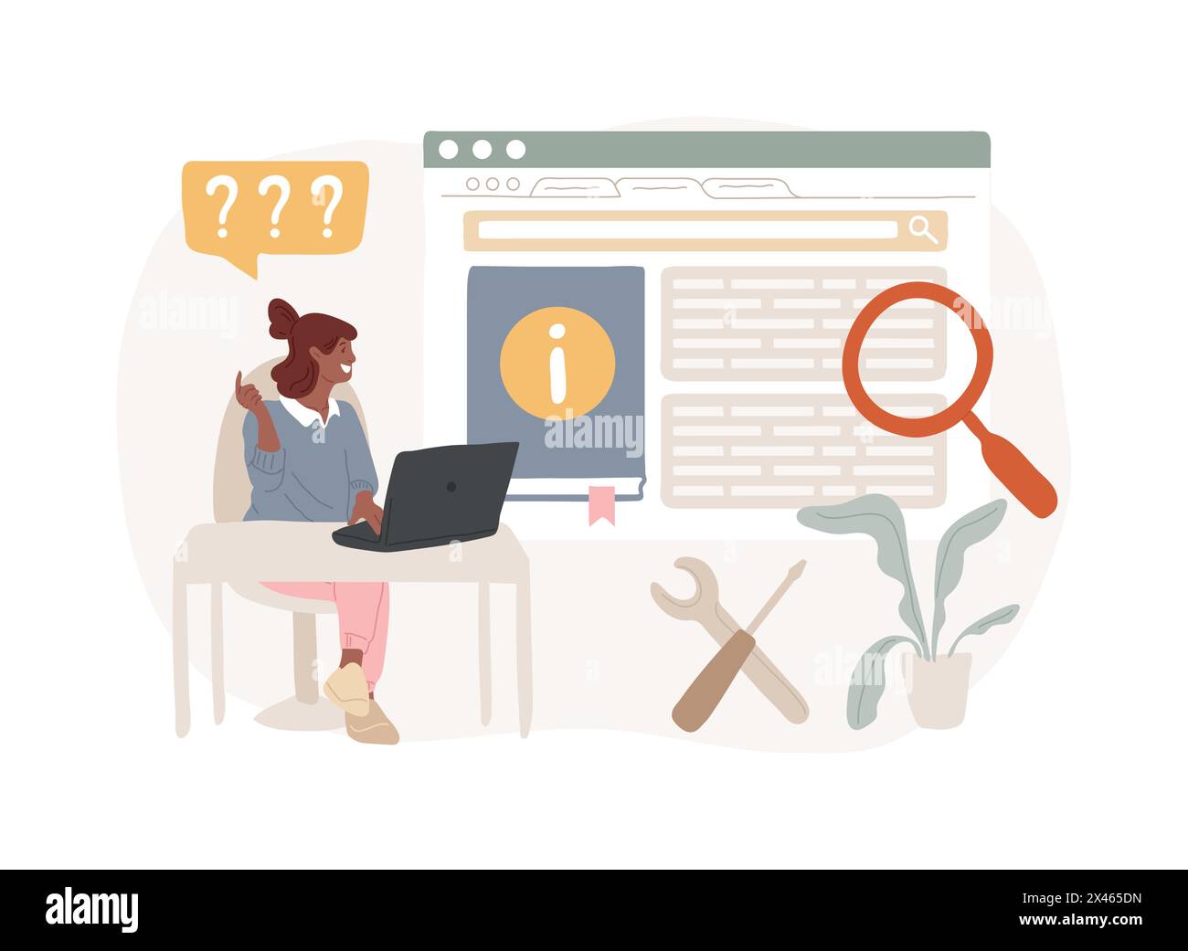 Guides isolated concept vector illustration Stock Vector Image & Art ...