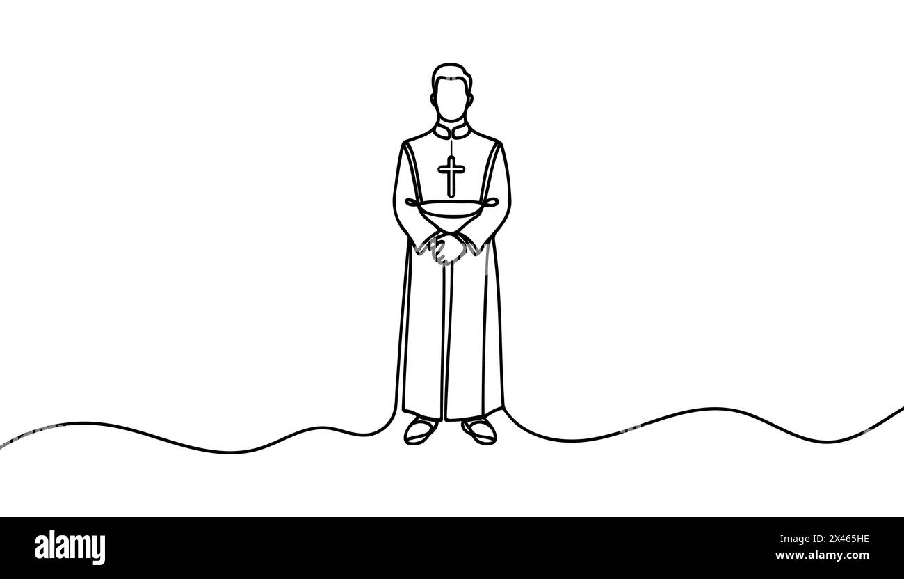 Priest collar Cut Out Stock Images & Pictures - Alamy