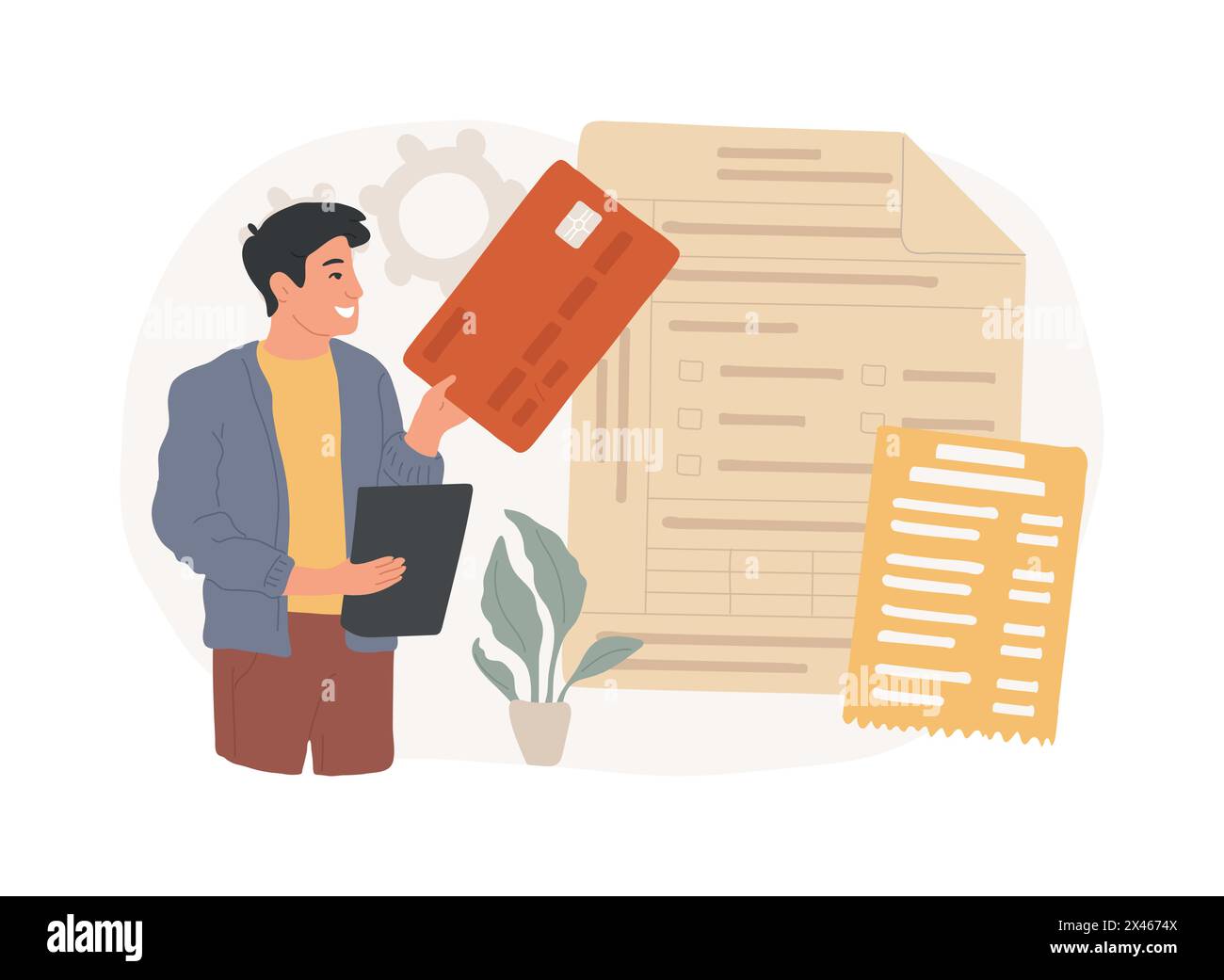 Payment terms isolated concept vector illustration Stock Vector Image ...