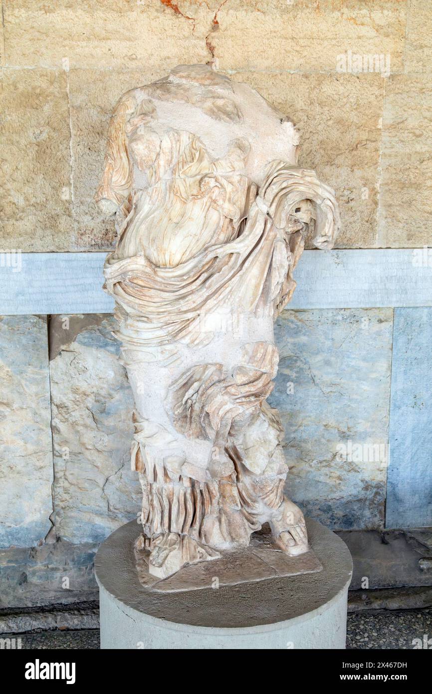 Statue of Aphrodite 420 BC, Agora Museum, Athens, Greece Stock Photo ...
