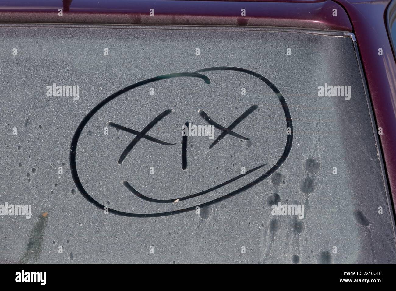 Car smiley face hi-res stock photography and images - Alamy