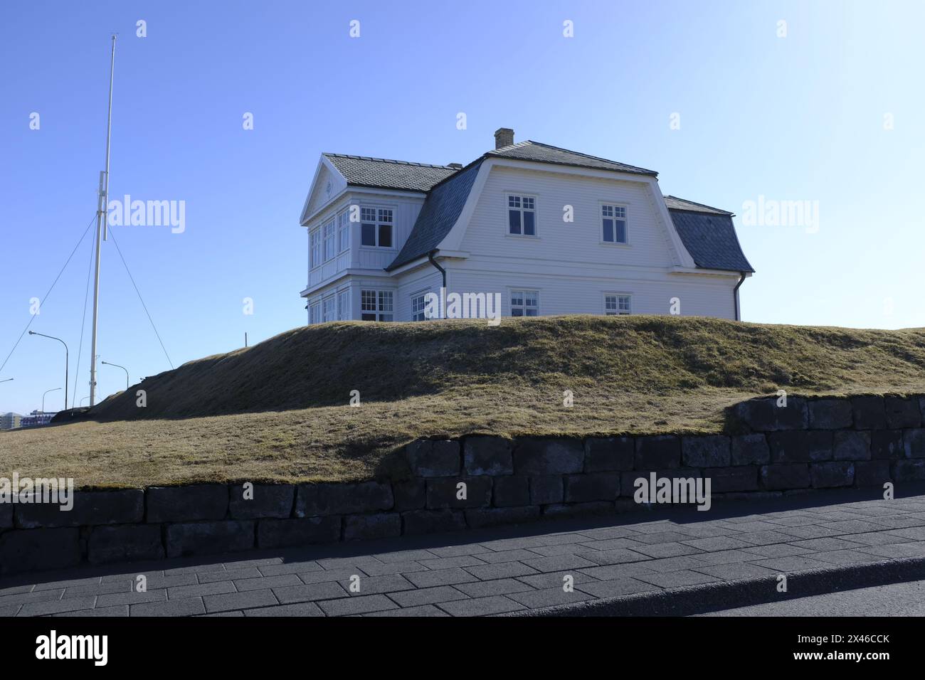 house in Reykjavik where Soviet Michail Gorbachev and American Ronald ...