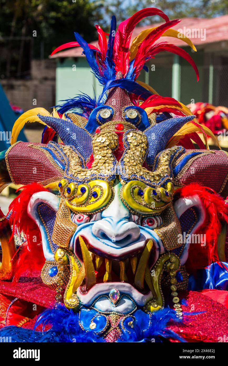 Limping Devil or Diablo Cojuelo costume for the La Vega Carnival in the ...