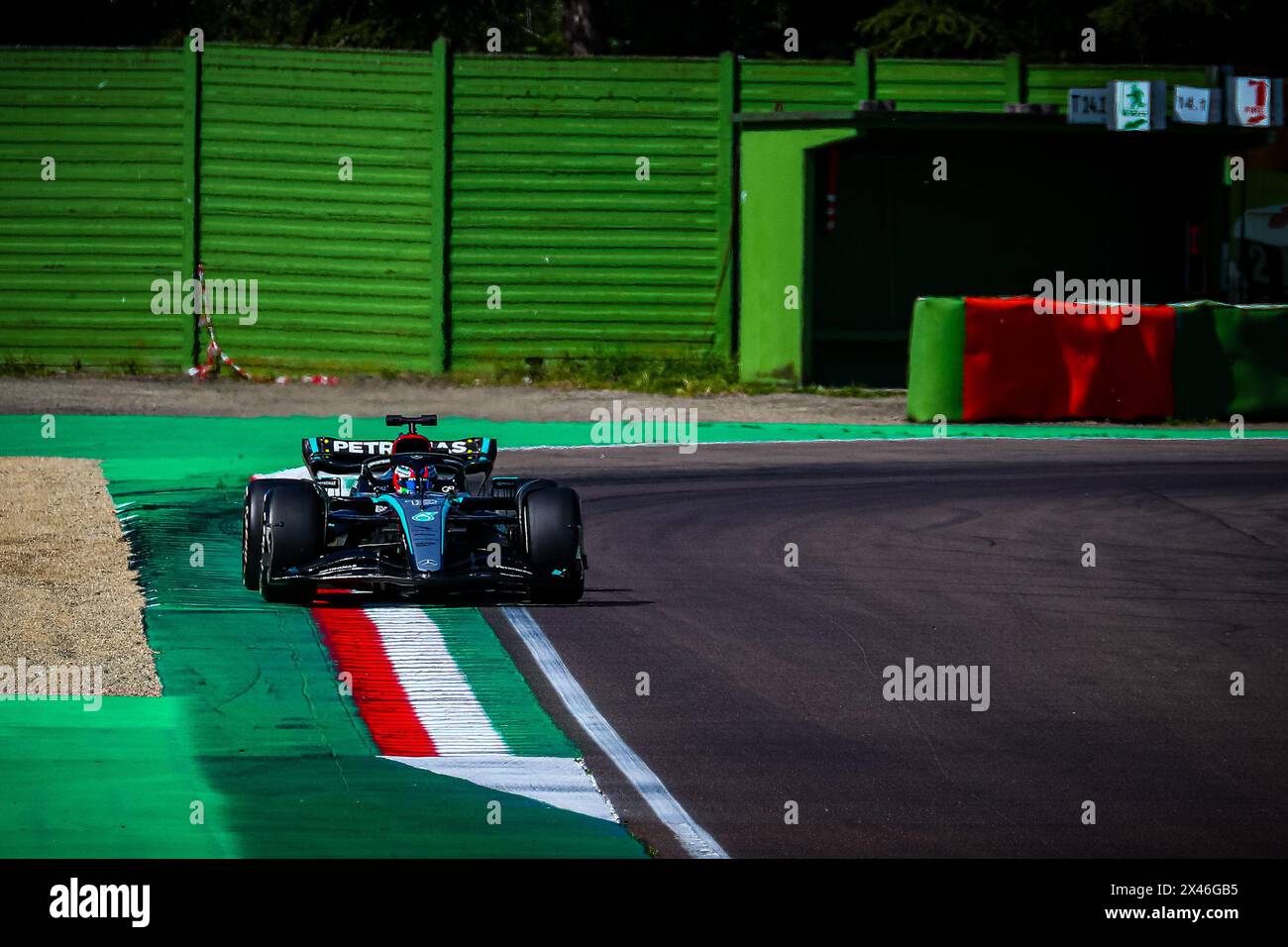 Imola, Italy. 29th Apr, 2024. Kimi Antonelli (ITA) Mercedes AMG reserve ...