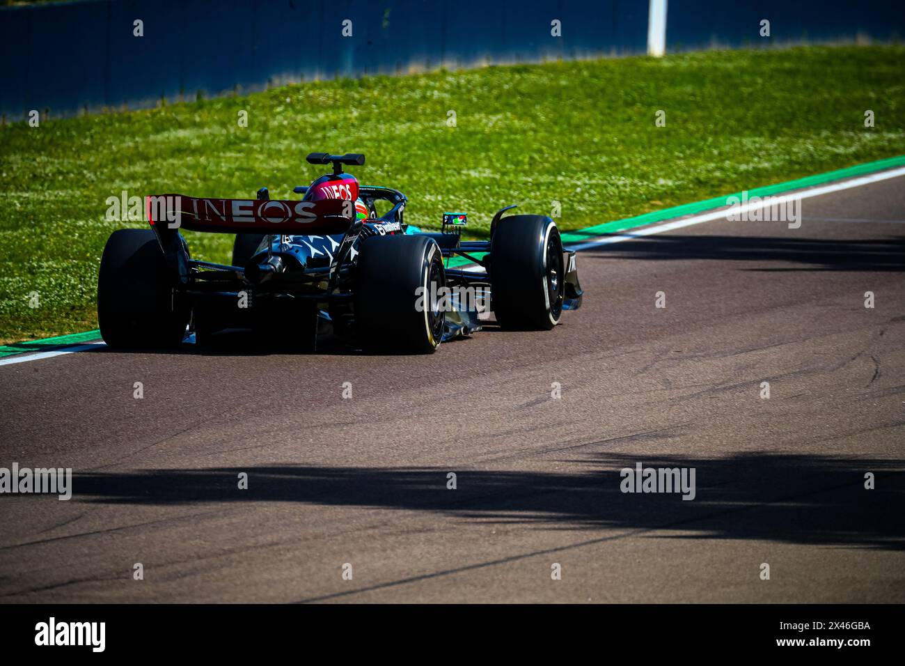 Imola, Italy. 29th Apr, 2024. Kimi Antonelli (ITA) Mercedes AMG reserve ...