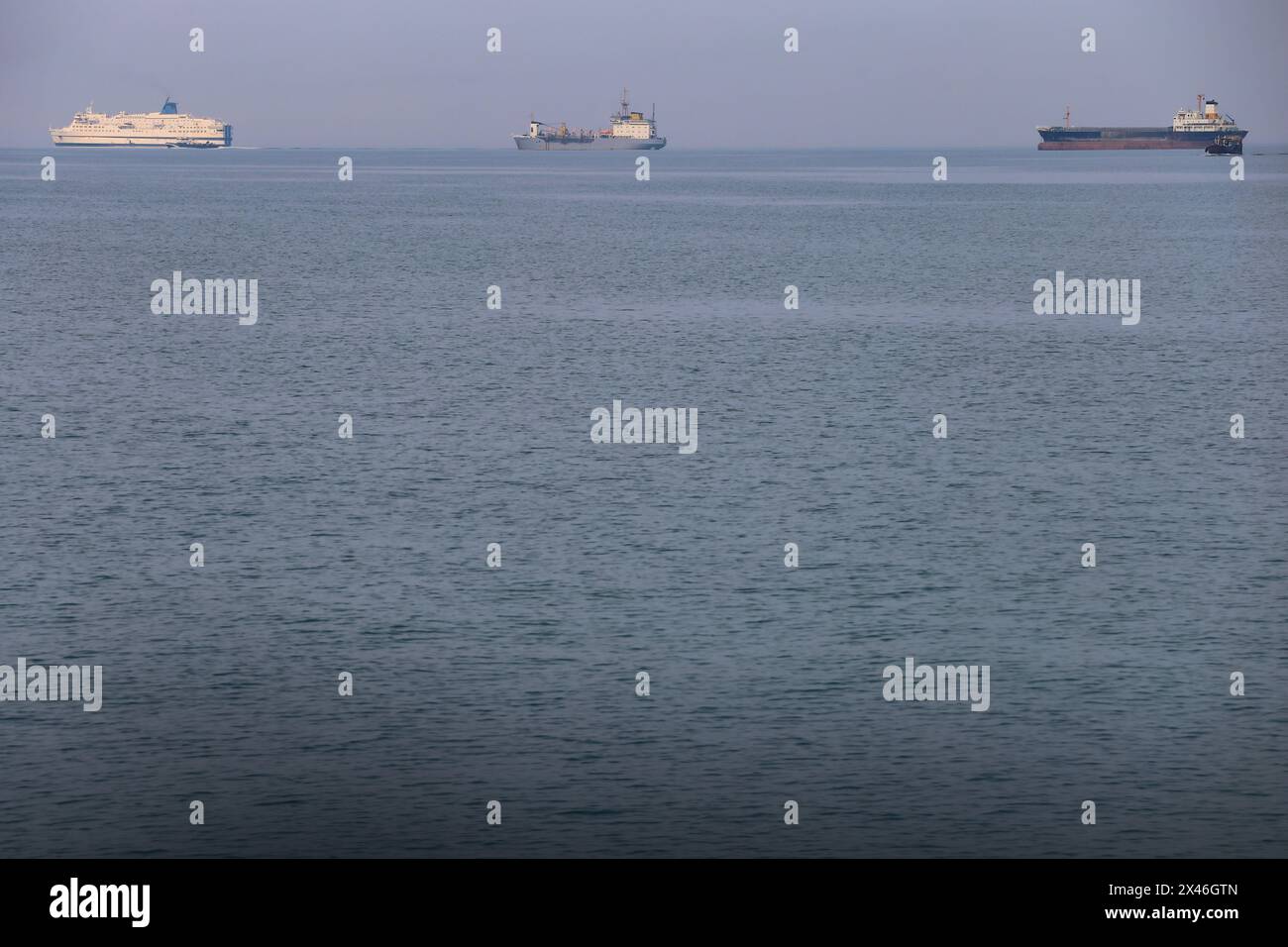 Bushehr, Iran. 29th Apr, 2024. Ships are sailing in the Persian Gulf in ...