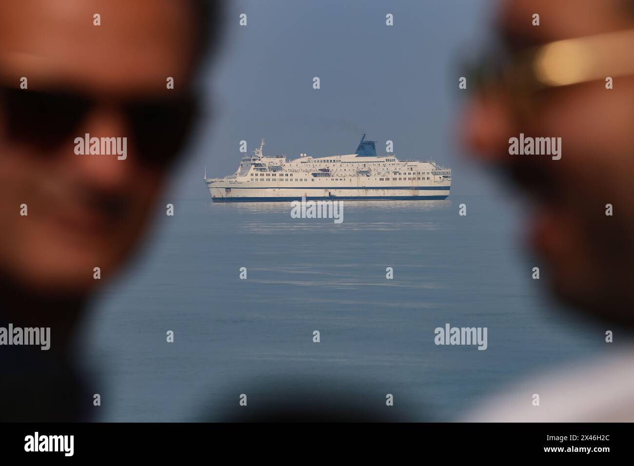 Bushehr, Iran. 29th Apr, 2024. A cruise ship is sailing in the Persian ...