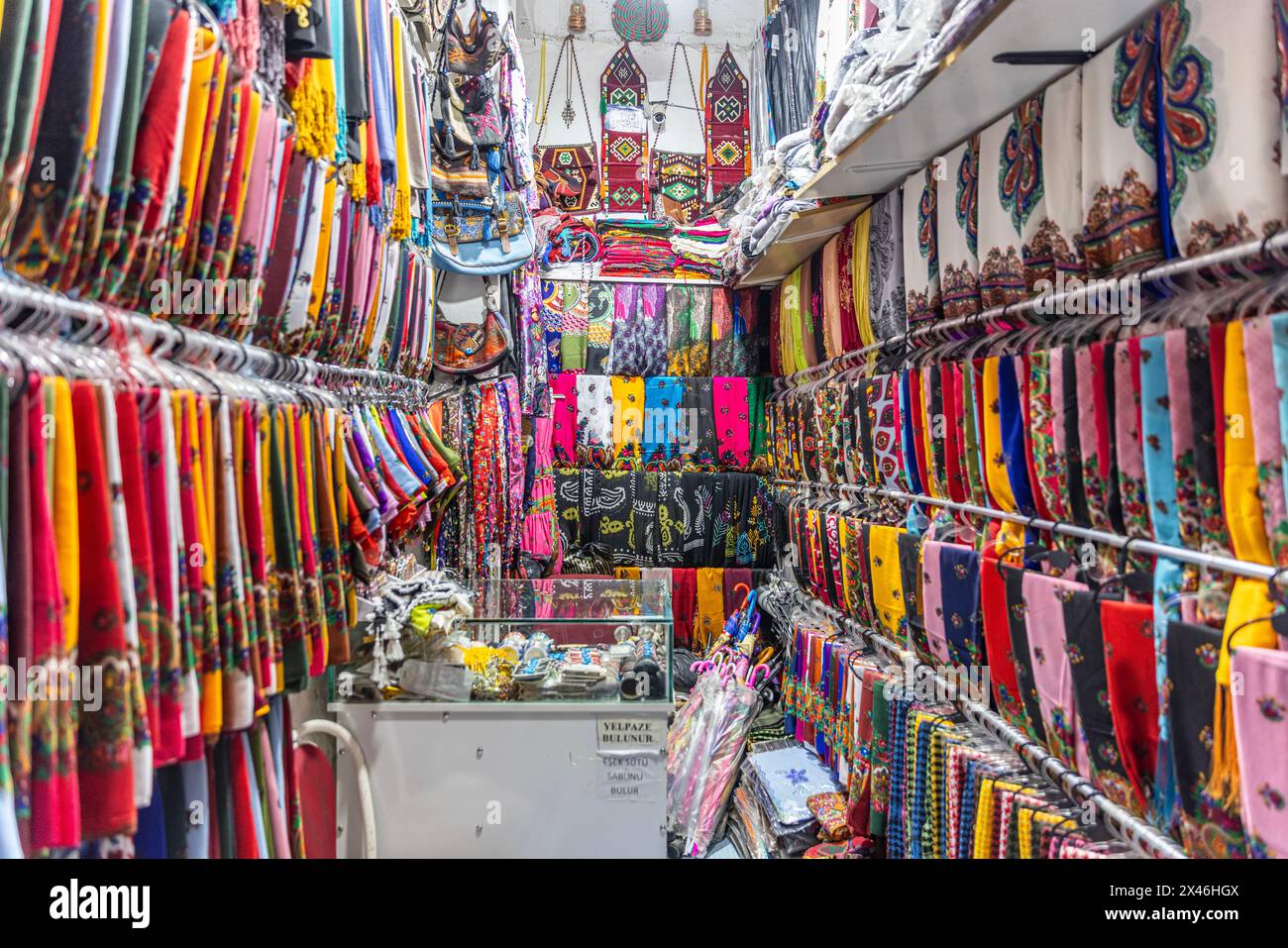 Mardin, Midyat, Turkey - 9 Ocak 2024; Head Scarf shop in Mardin Midyat ...