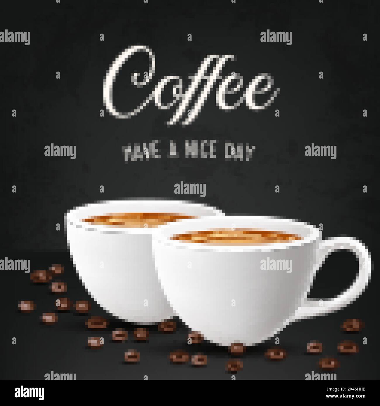 Latte froth Stock Vector Images - Alamy