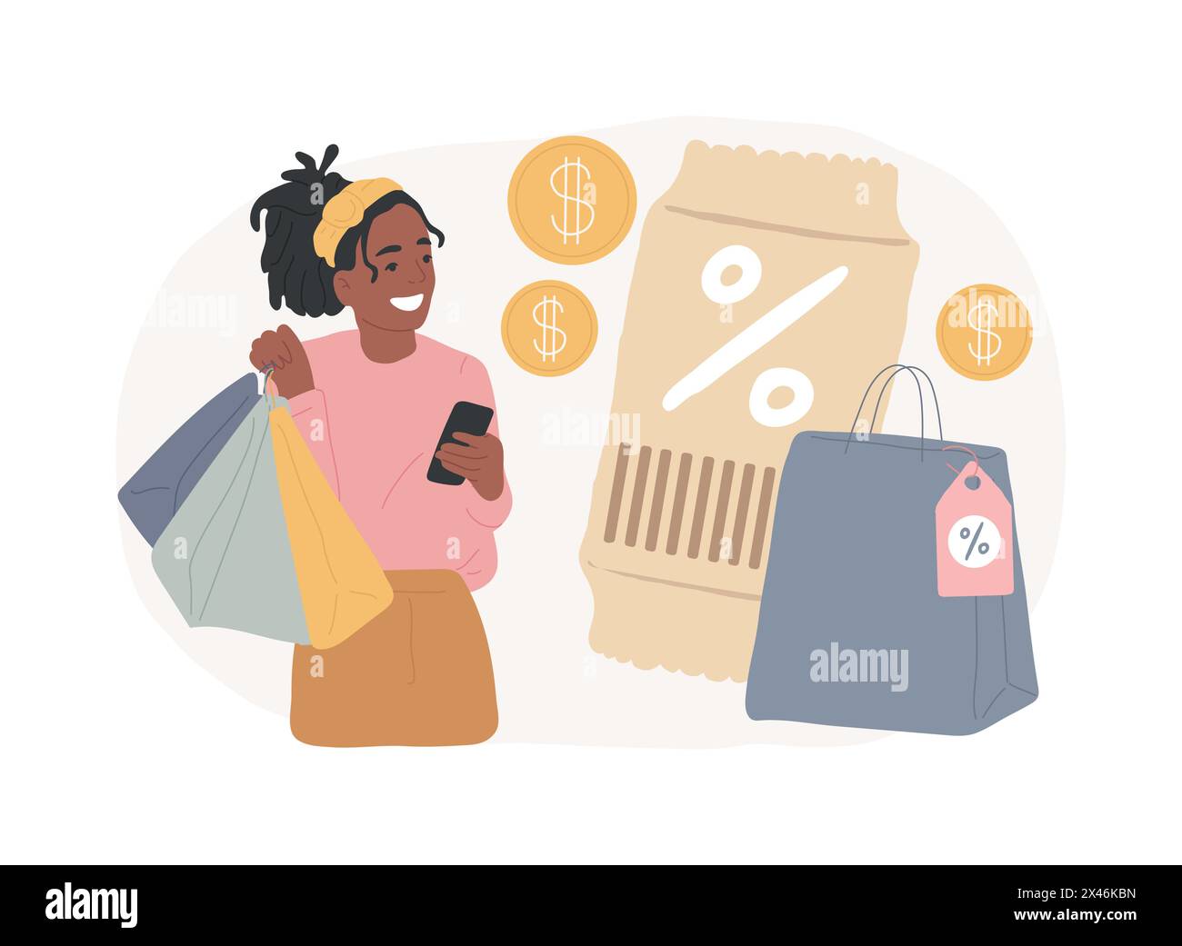 Rebate Program Isolated Concept Vector Illustration Stock Vector Image