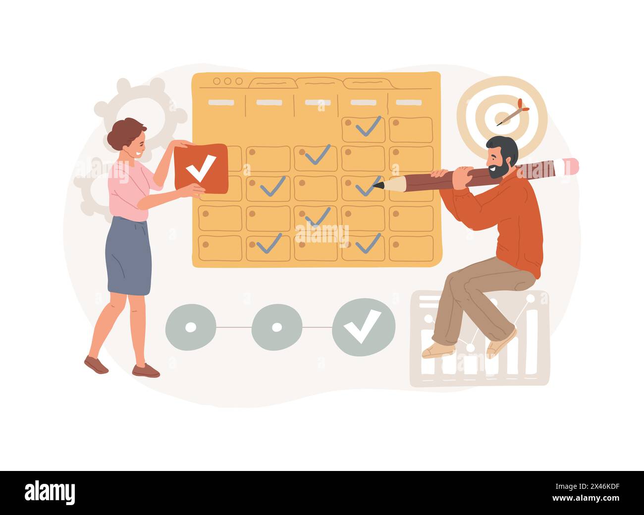 Planning isolated concept vector illustration Stock Vector Image & Art - Alamy