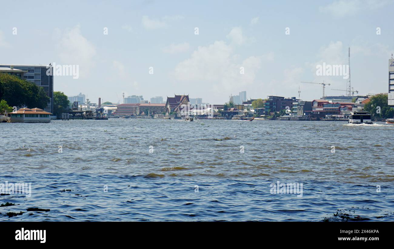 Chao Praya River in Bangkok in Thailand Stock Photo - Alamy
