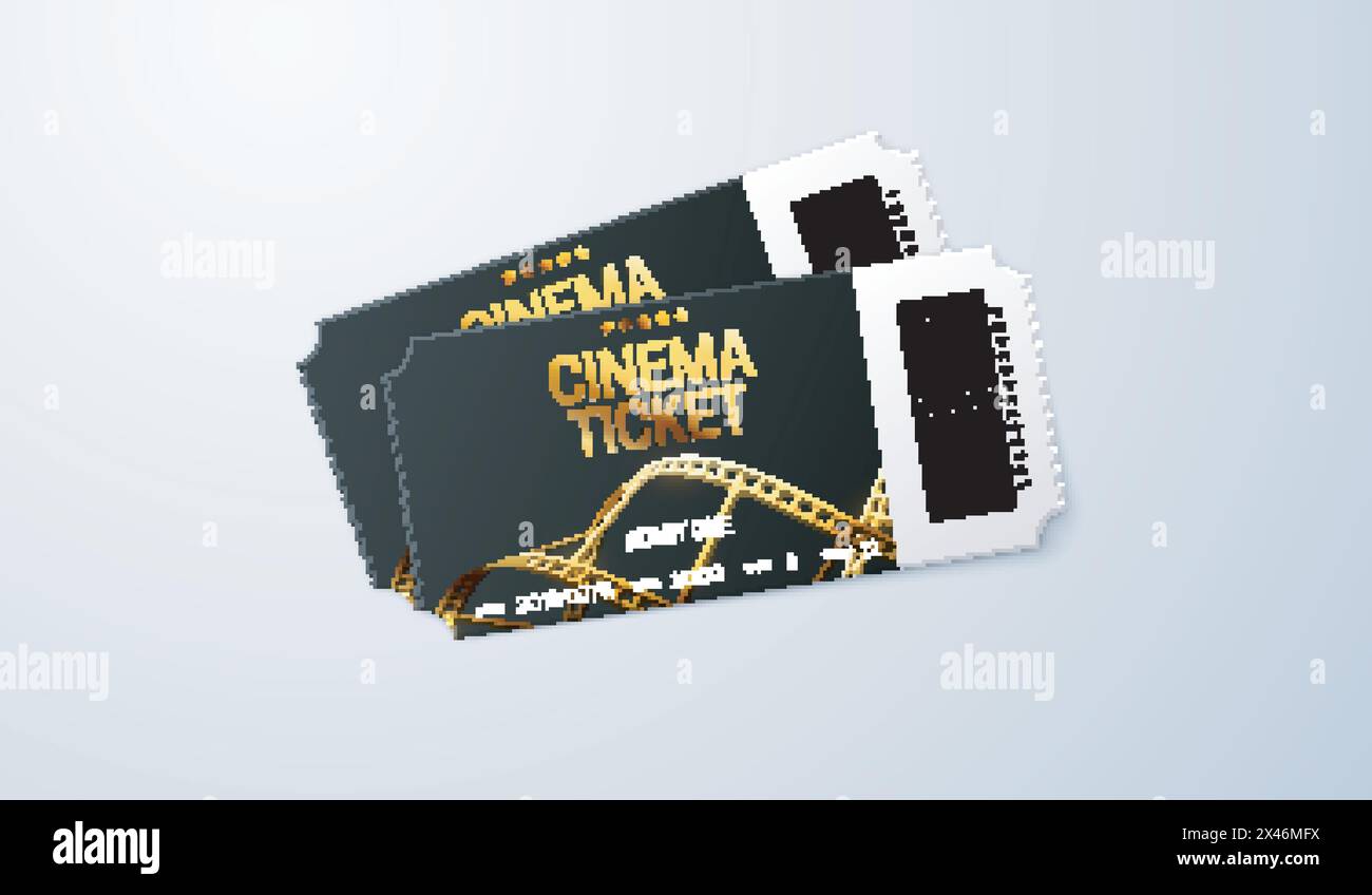 Theater screen entry Stock Vector Images - Alamy