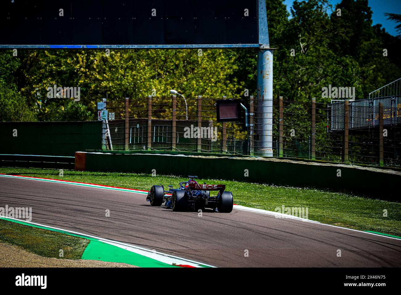 Imola, Italy. 30th Apr, 2024. Kimi Antonelli (ITA) Mercedes AMG reserve ...