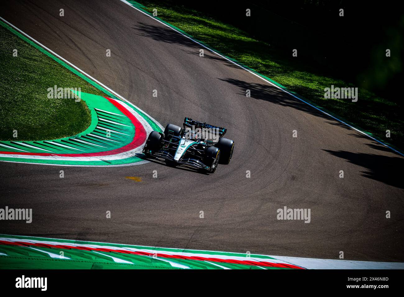 Imola, Italy. 30th Apr, 2024. Kimi Antonelli (ITA) Mercedes AMG reserve ...