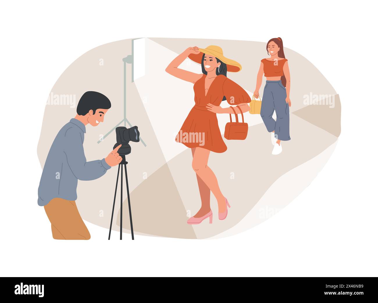 Casting call isolated concept vector illustration Stock Vector Image ...