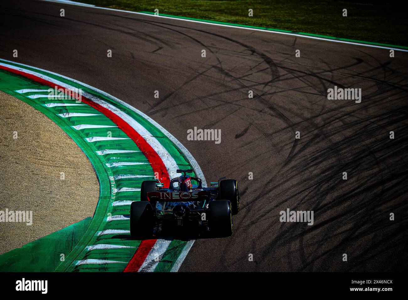 Imola, Italy. 30th Apr, 2024. Kimi Antonelli (ITA) Mercedes AMG reserve ...
