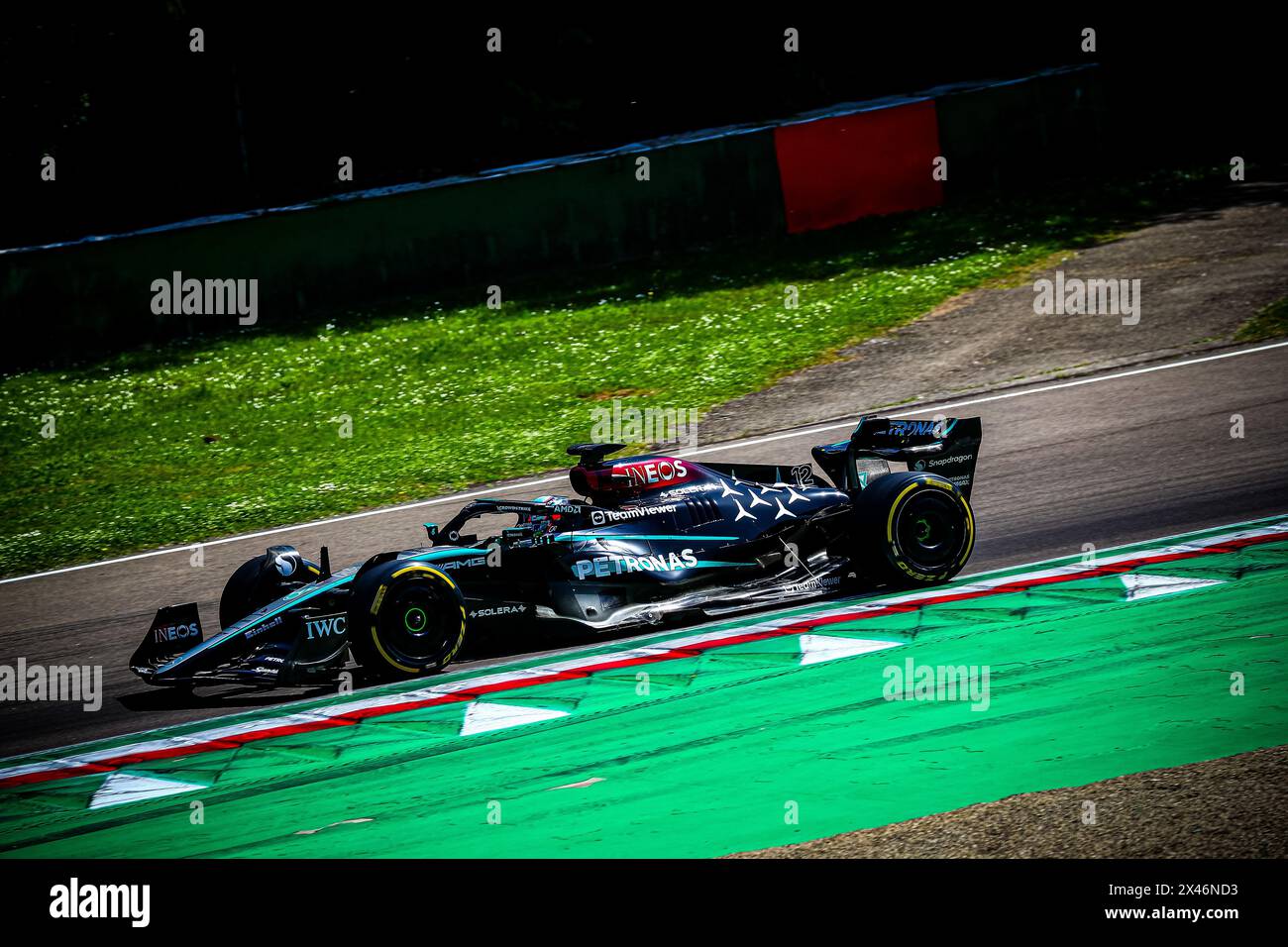Imola, Italy. 30th Apr, 2024. Kimi Antonelli (ITA) Mercedes AMG reserve ...