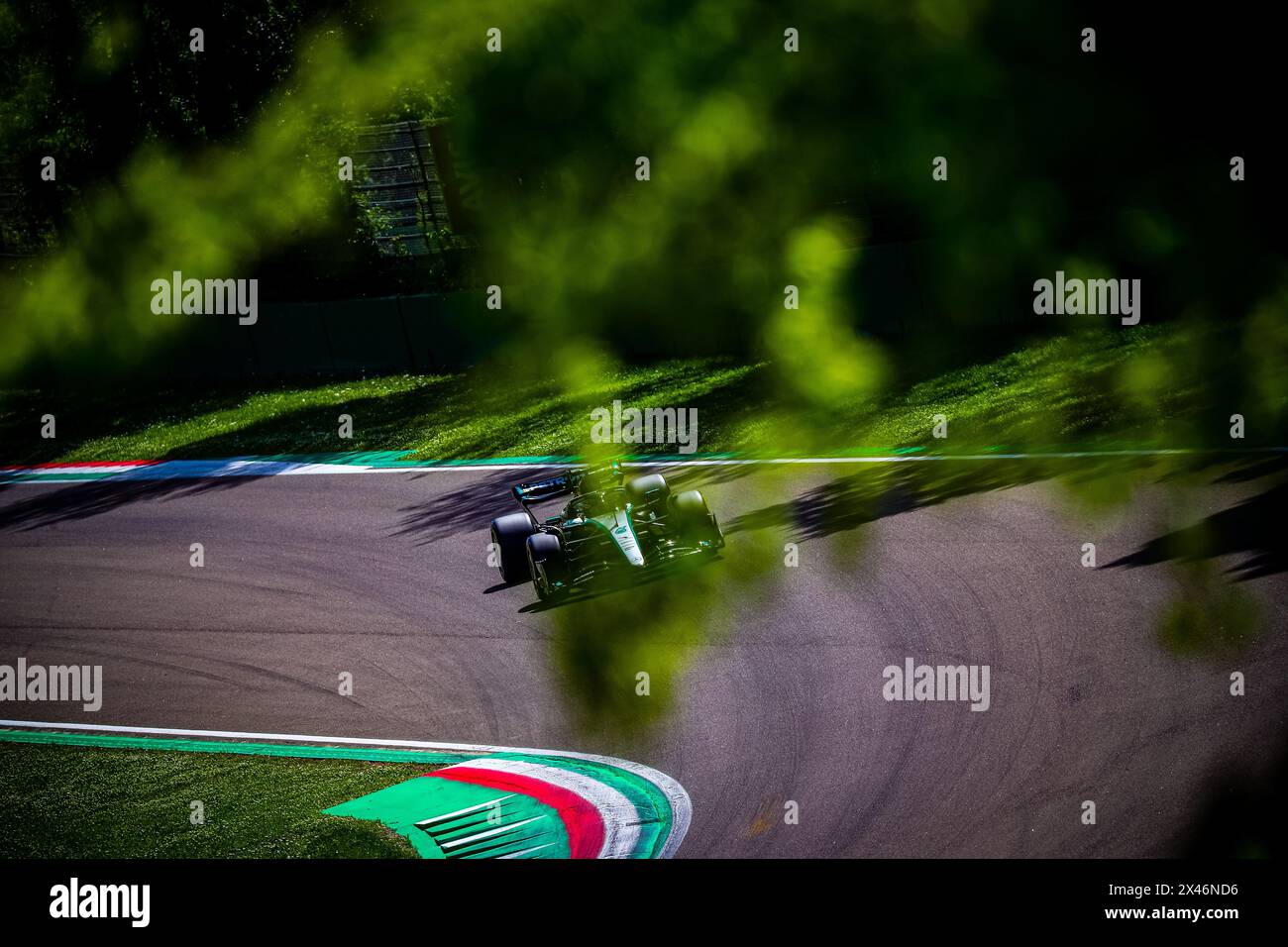 Imola, Italy. 30th Apr, 2024. Kimi Antonelli (ITA) Mercedes AMG reserve ...