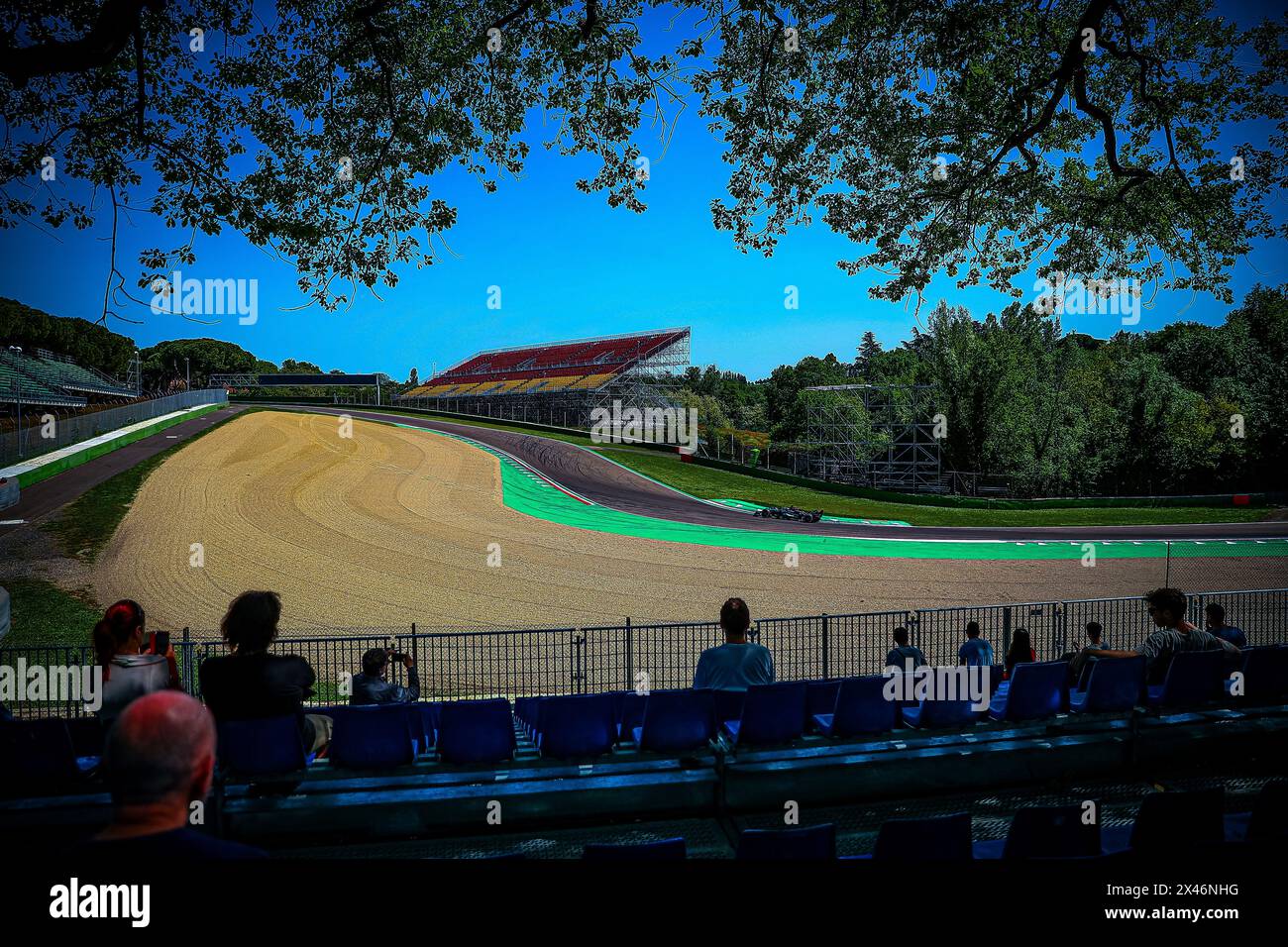 Imola, Italy. 30th Apr, 2024. Kimi Antonelli (ITA) Mercedes AMG reserve ...