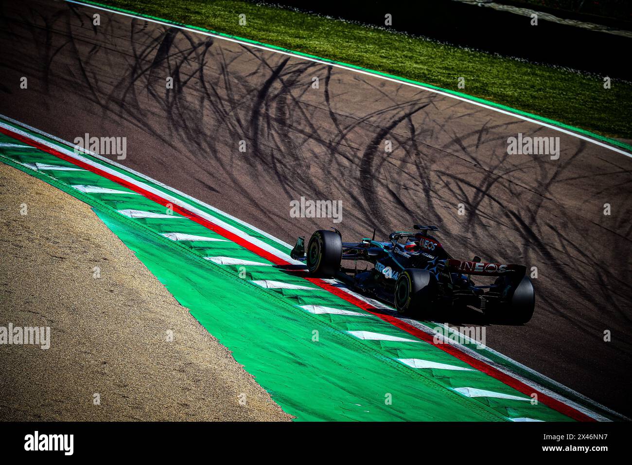 Imola, Italy. 30th Apr, 2024. Kimi Antonelli (ITA) Mercedes AMG reserve ...