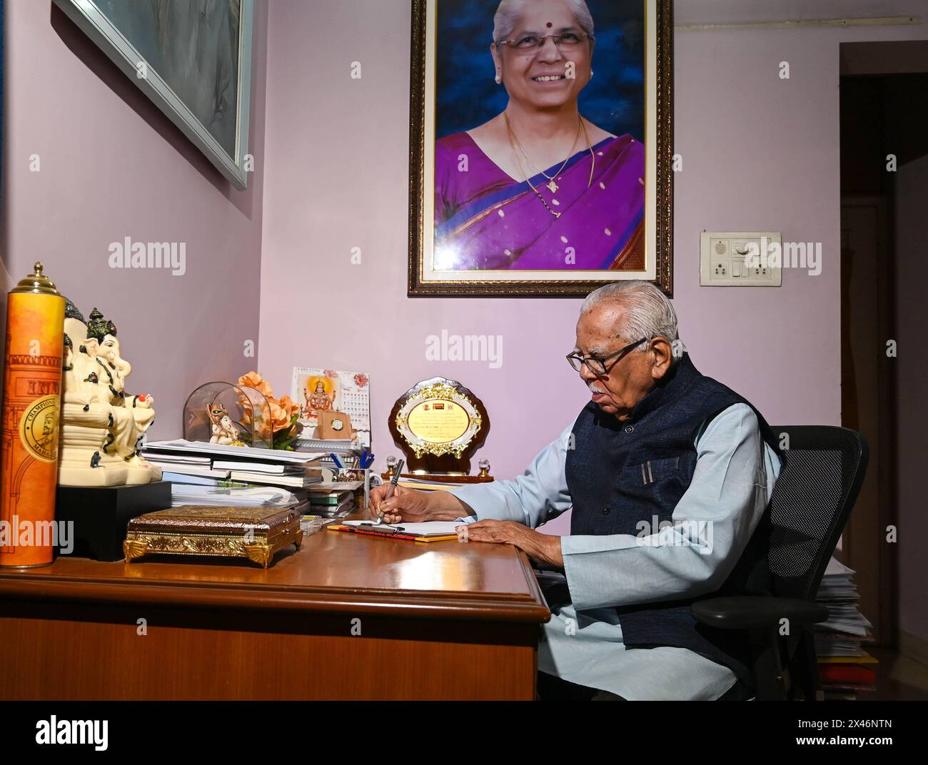 MUMBAI, INDIA - APRIL 30: Former Uttar Pradesh governor and Bharatiya ...