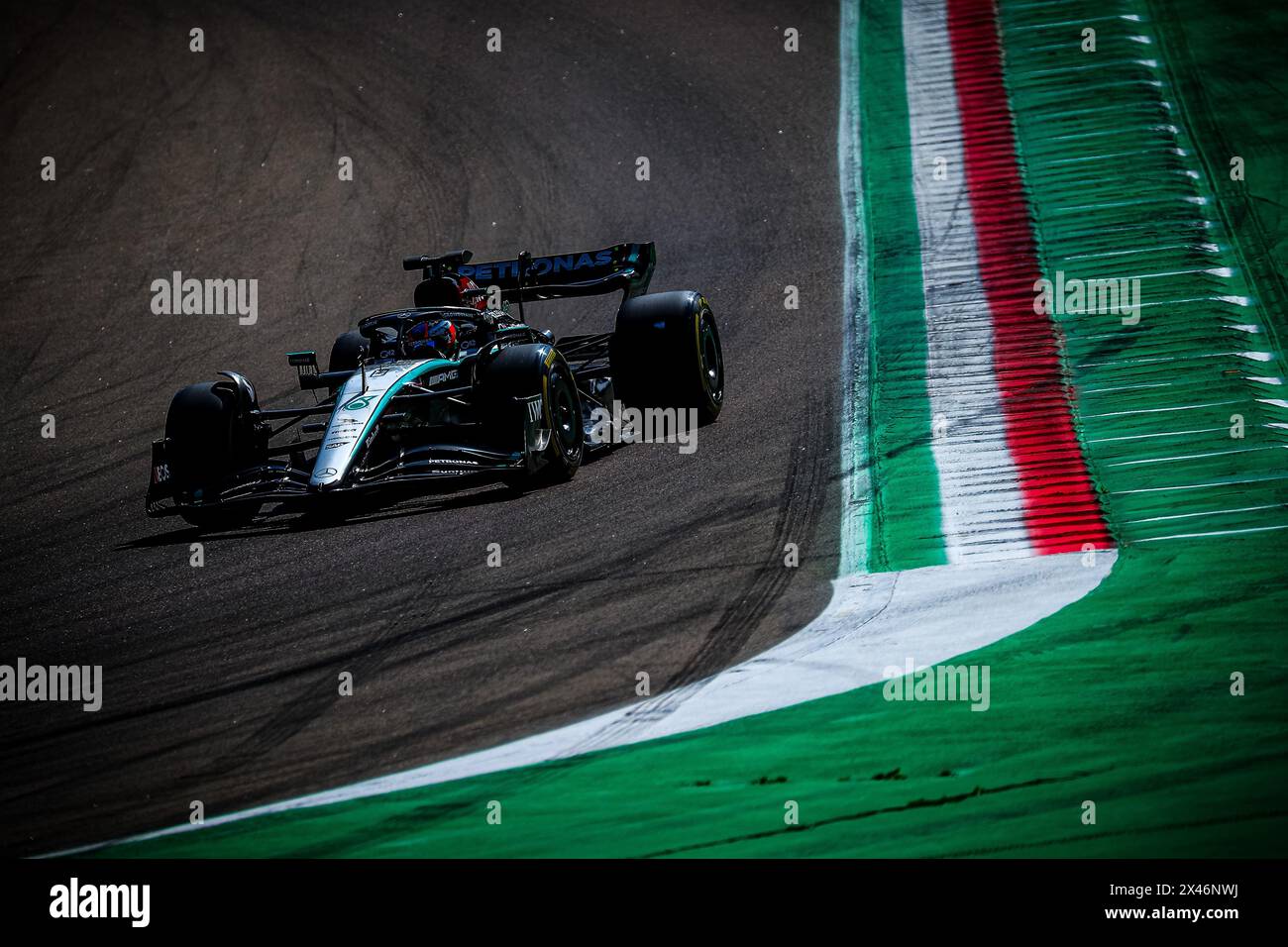 Imola, Italy. 30th Apr, 2024. Kimi Antonelli (ITA) Mercedes AMG reserve ...