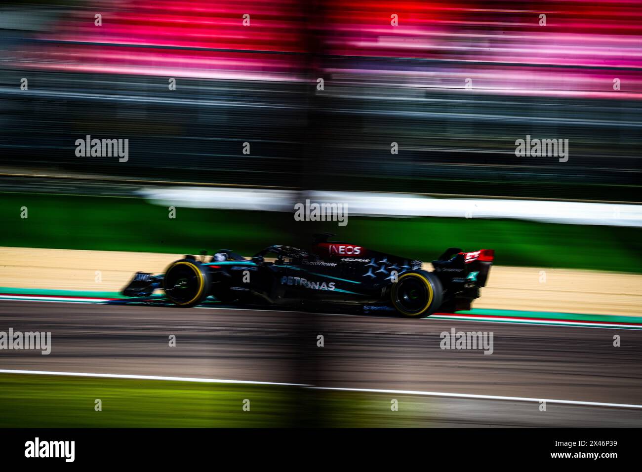 Imola, Italy. 30th Apr, 2024. Kimi Antonelli (ITA) Mercedes AMG reserve ...