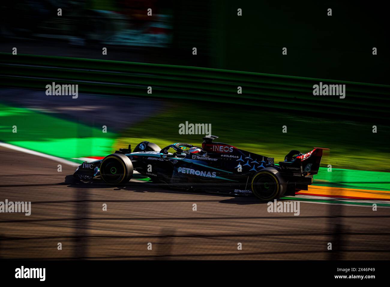 Imola, Italy. 30th Apr, 2024. Kimi Antonelli (ITA) Mercedes AMG reserve ...