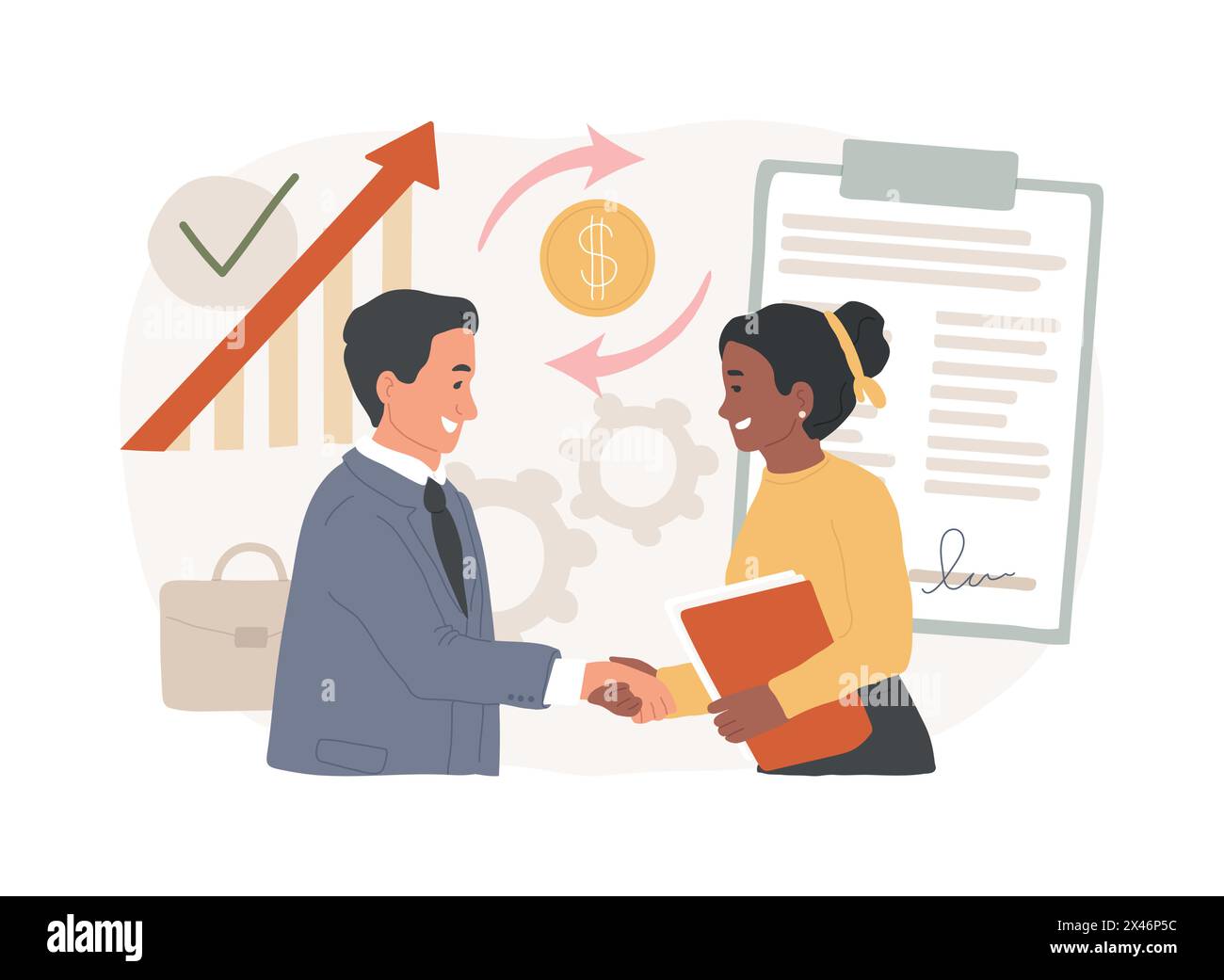 Sales prospecting Stock Vector Images - Alamy