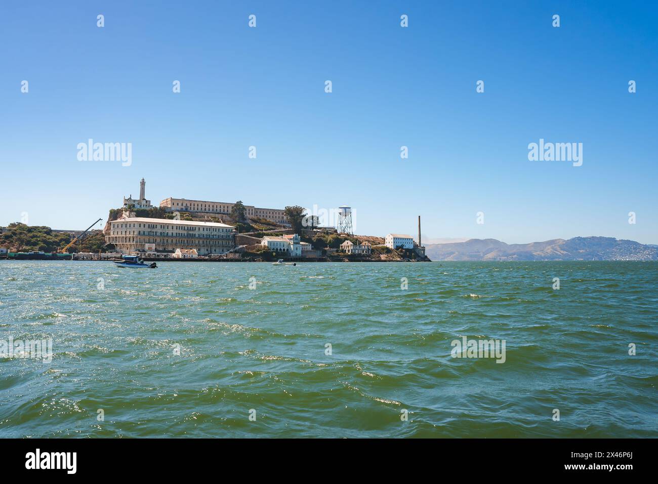 Alcatraz Island View, San Francisco Bay, CA Museum and Prison Site ...