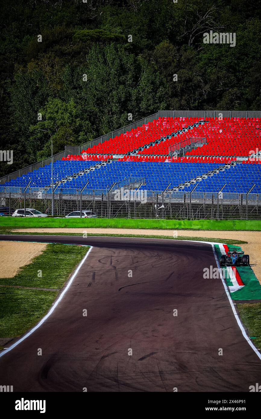 Imola, Italy. 30th Apr, 2024. Kimi Antonelli (ITA) Mercedes AMG reserve ...