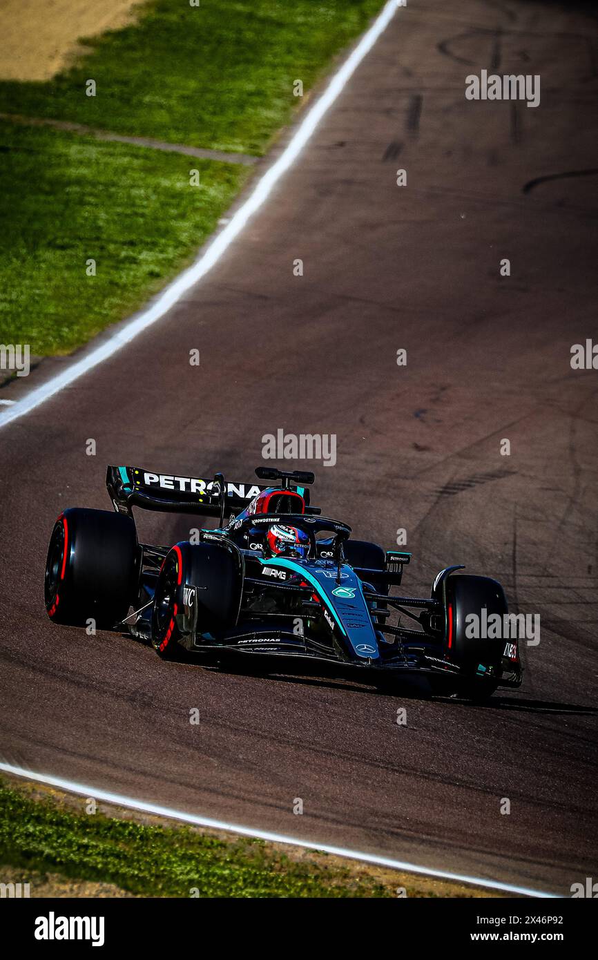 Imola, Italy. 30th Apr, 2024. Kimi Antonelli (ITA) Mercedes AMG reserve ...